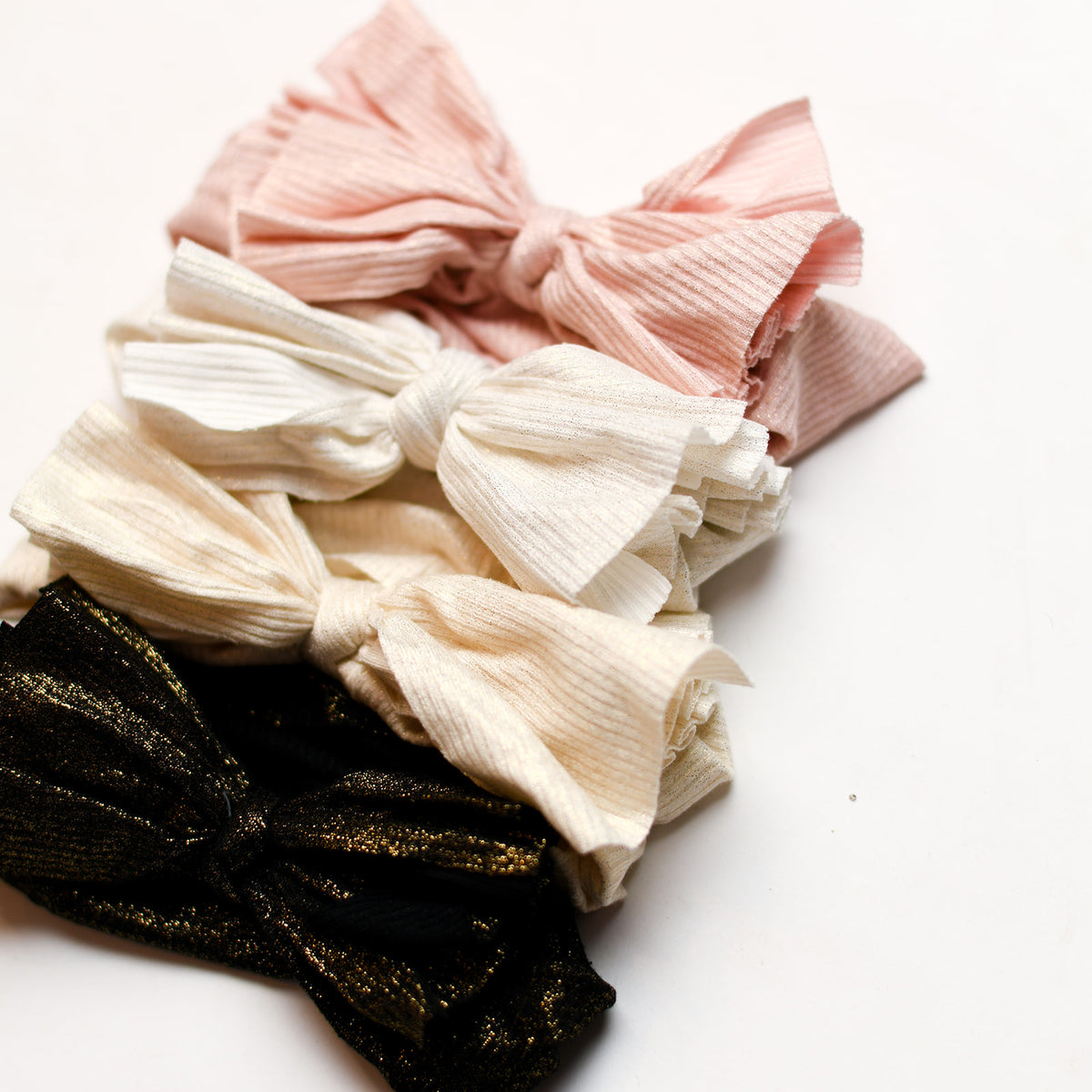 Butter Soft Shimmer Baby Bows – Nicsessories