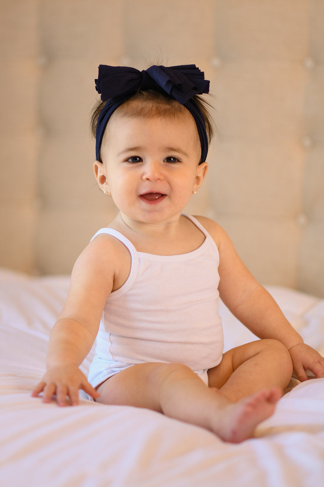 Butter Soft Ribbed Baby Bow Headbands – Nicsessories